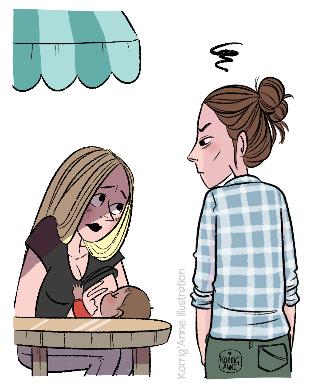 Maman qui allaite au Louvre : oui ! | Korrig'Anne